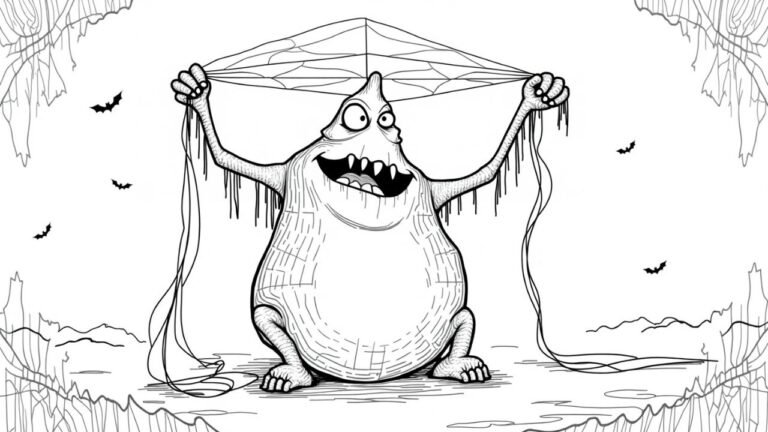 10 Nightmare Before Christmas Oogie Boogie Coloring Pages