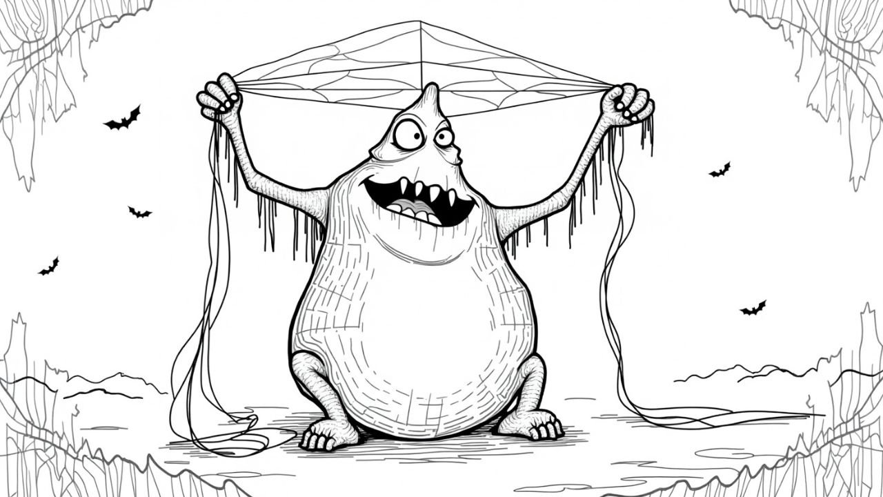 10 Nightmare Before Christmas Oogie Boogie Coloring Pages